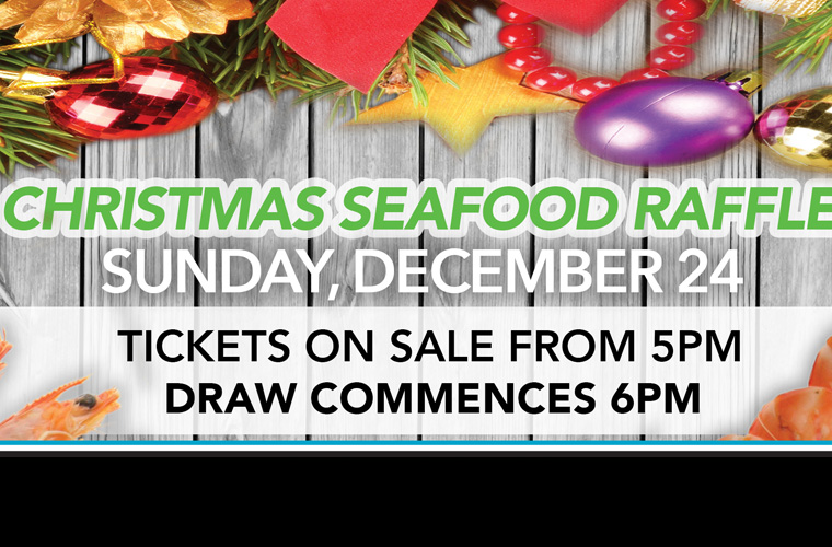 Christmas Eve Seafood Raffle - Sharks