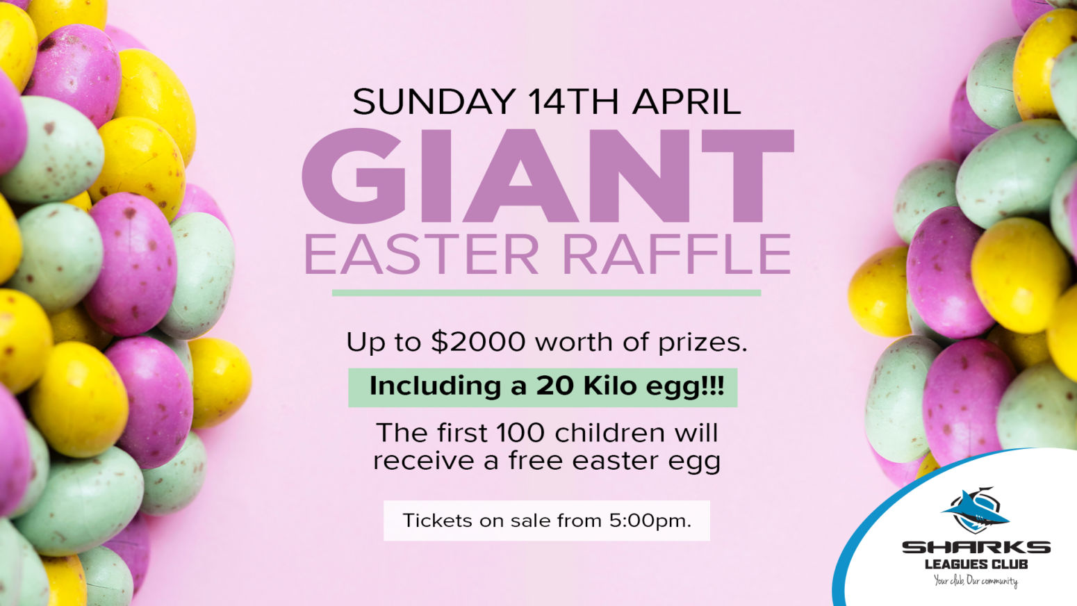 Giant Easter Raffle - Sharks