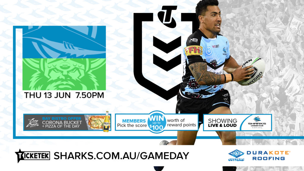 Sharks v Raiders - Sharks